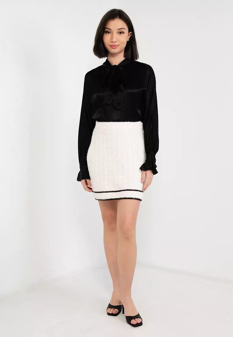 Buy And Other Stories Tie Neck Satin Blouse 2025 Online Zalora