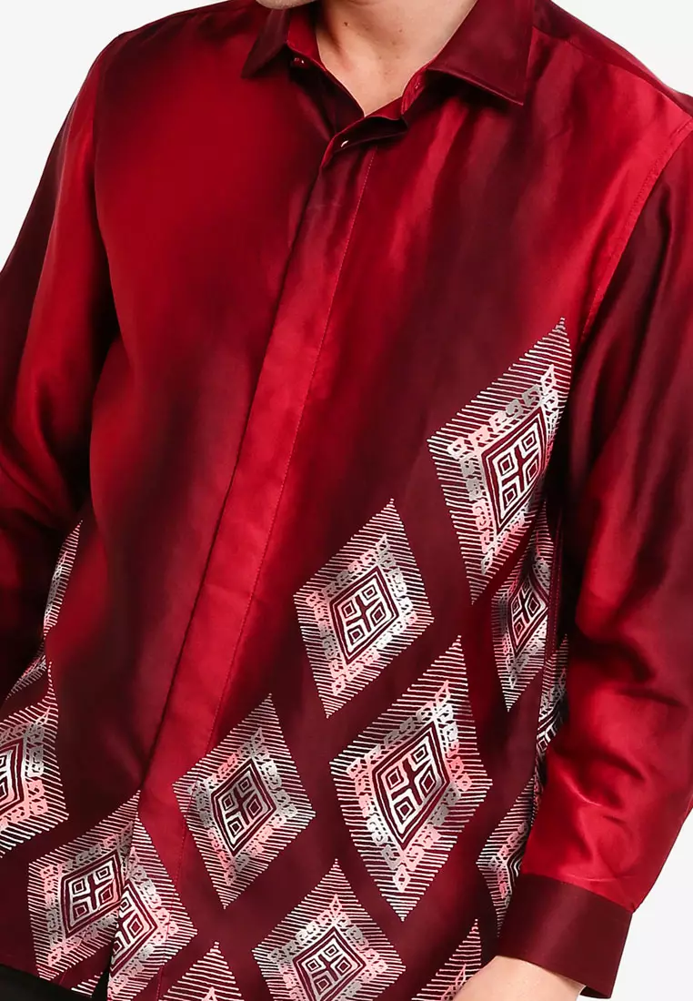 Buy Gene Martino Men's Batik Diamond Shapes 2025 Online | ZALORA