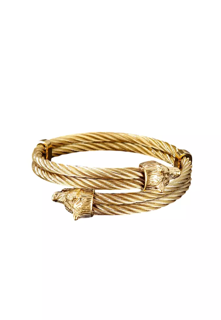 Buy OPCHIC Men's Weiya Wolf Head Bracelet 2025 Online | ZALORA