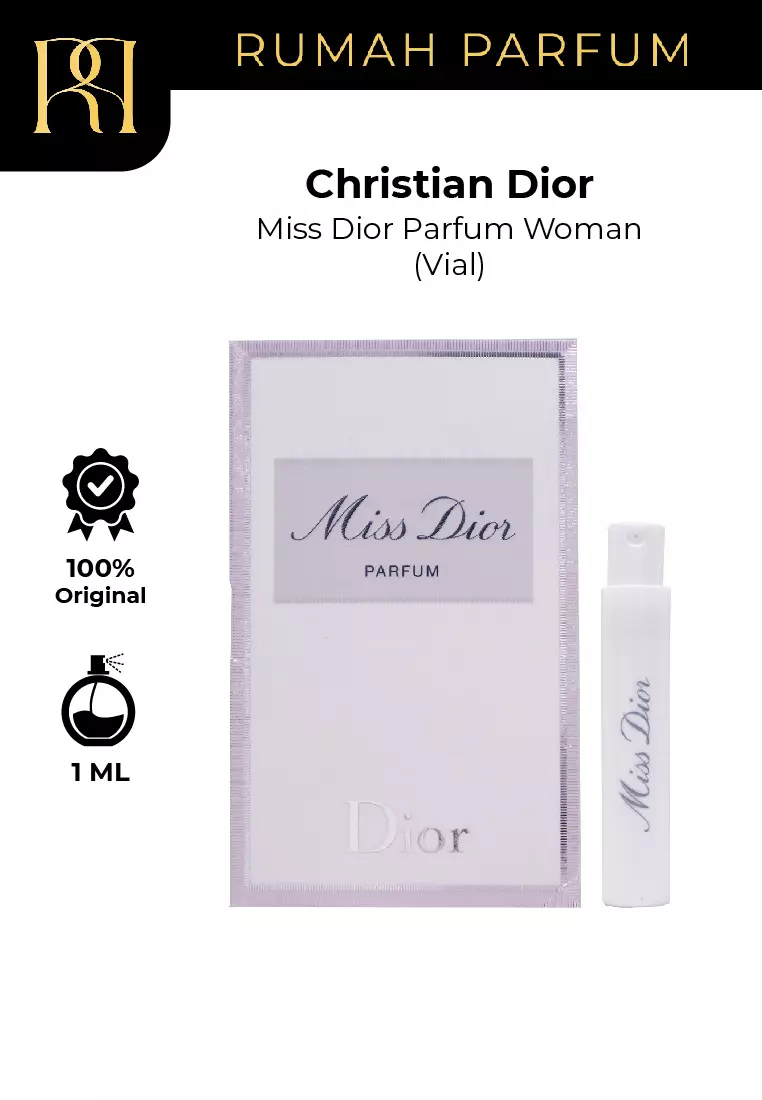 Jual Christian Dior Christian Dior Miss Dior Parfum Woman (Vial) 1 ML Original 2025 | ZALORA ...