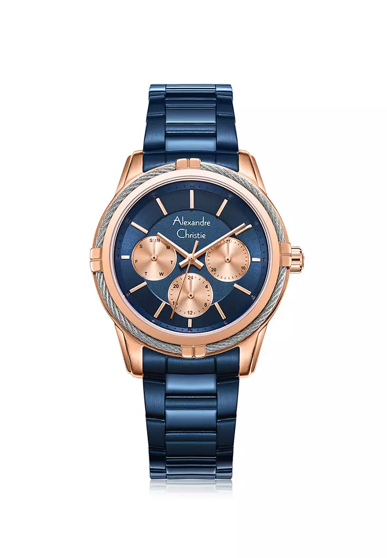 Jual Alexandre Christie Alexandre Christie Jam Tangan Wanita - Blue ...