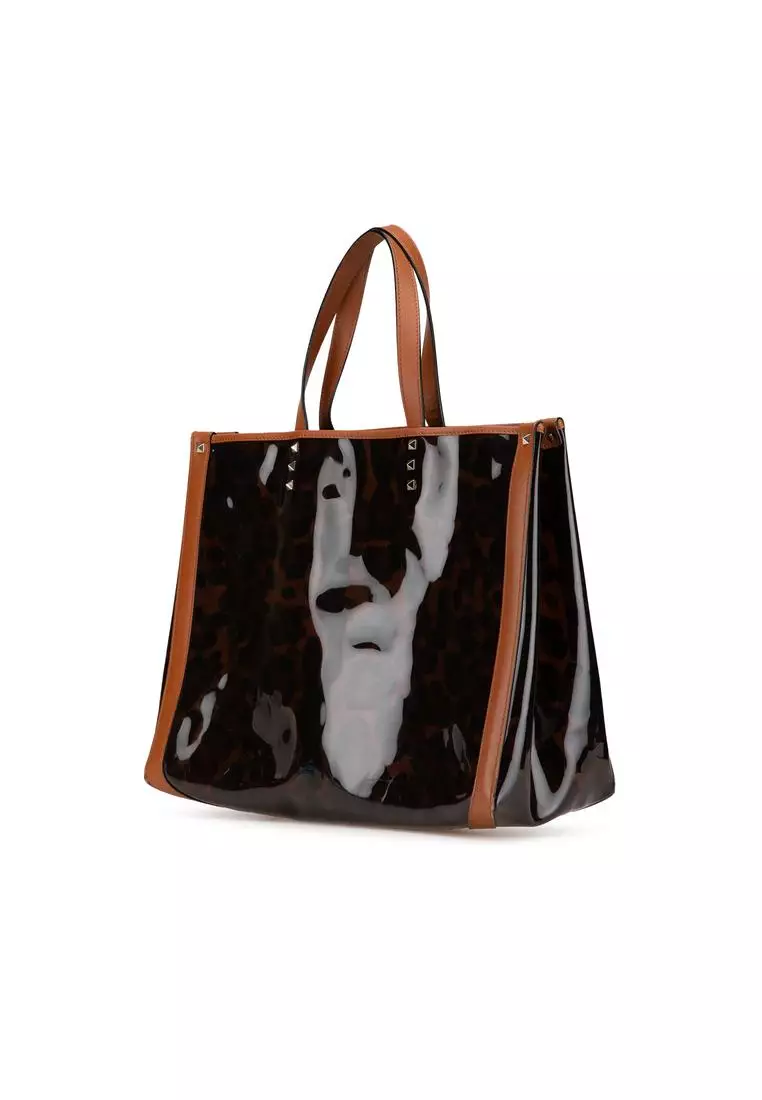 網上選購 Valentino Pre-Loved Small PVC Leopard Print 2025 系列 | ZALORA香港