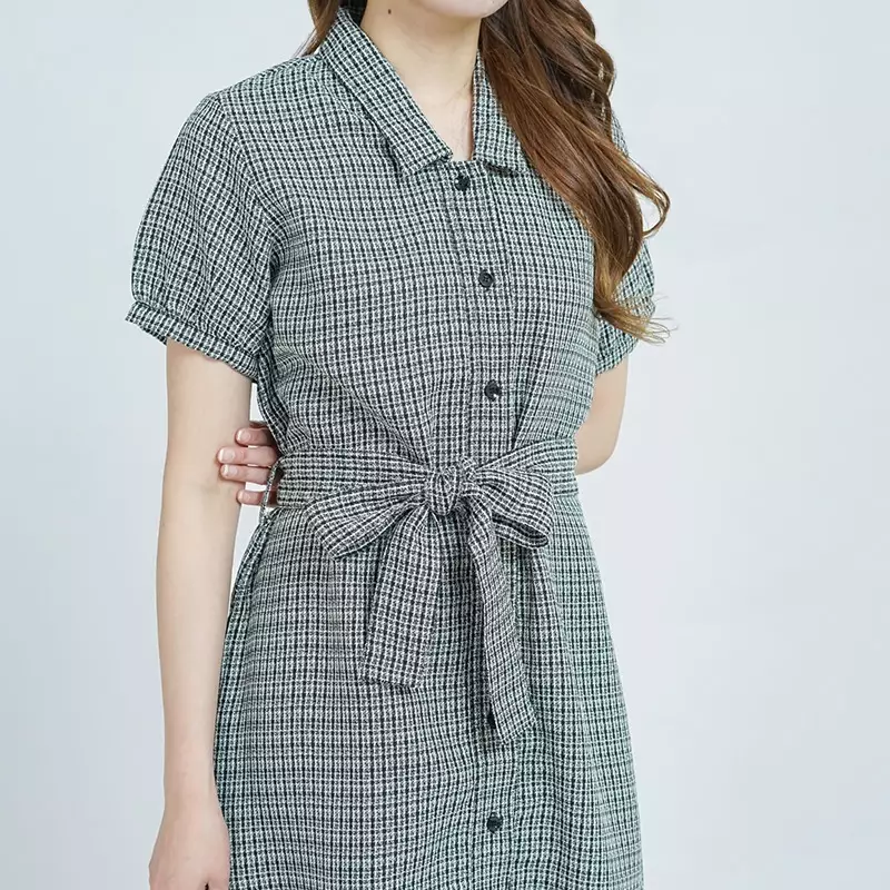 Jual Berrybenka Label Albie Button Collar Dress Multicolors Original ...