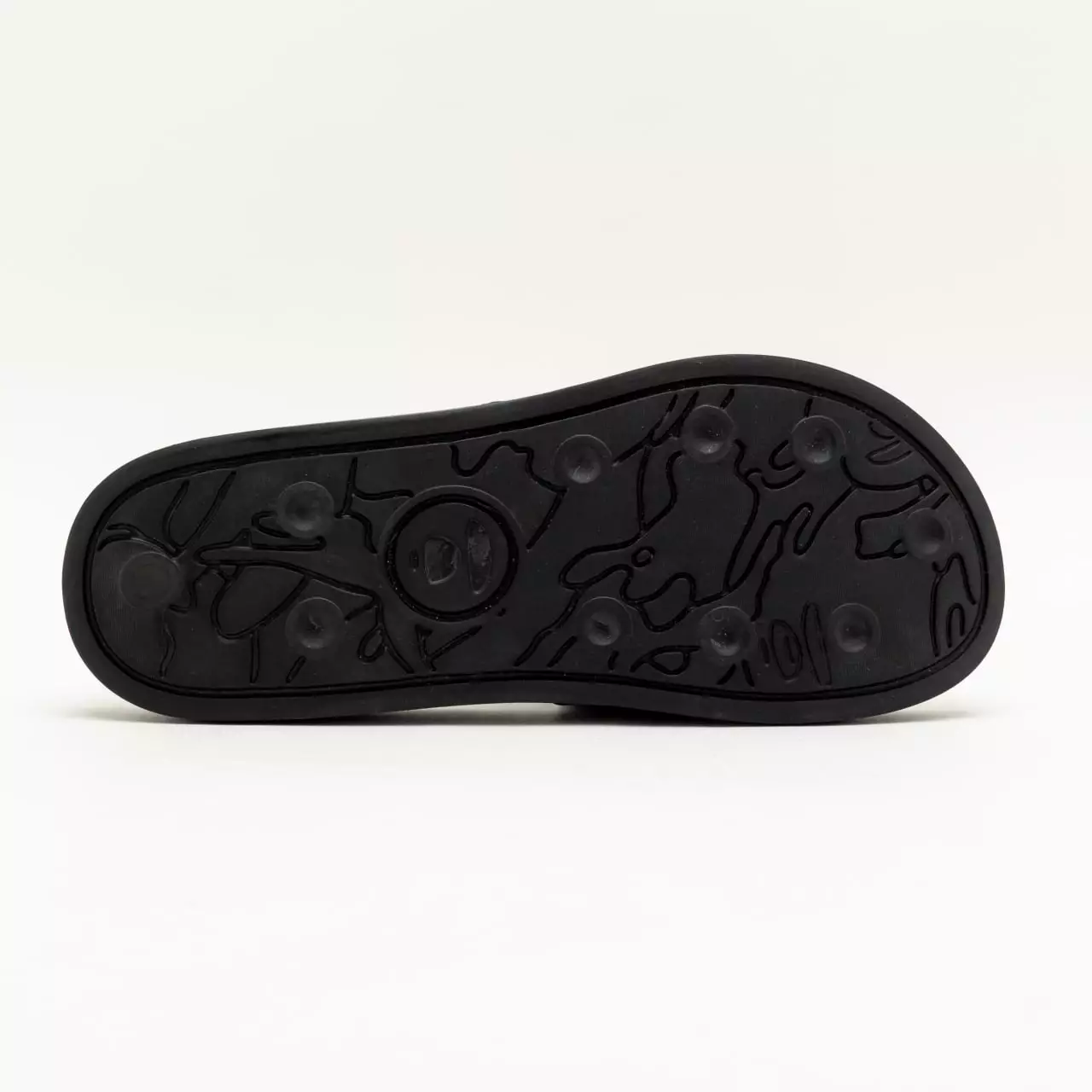 Jual AAPE BY BATHING APE Moonface Logo Slippers Camo Black Original ...