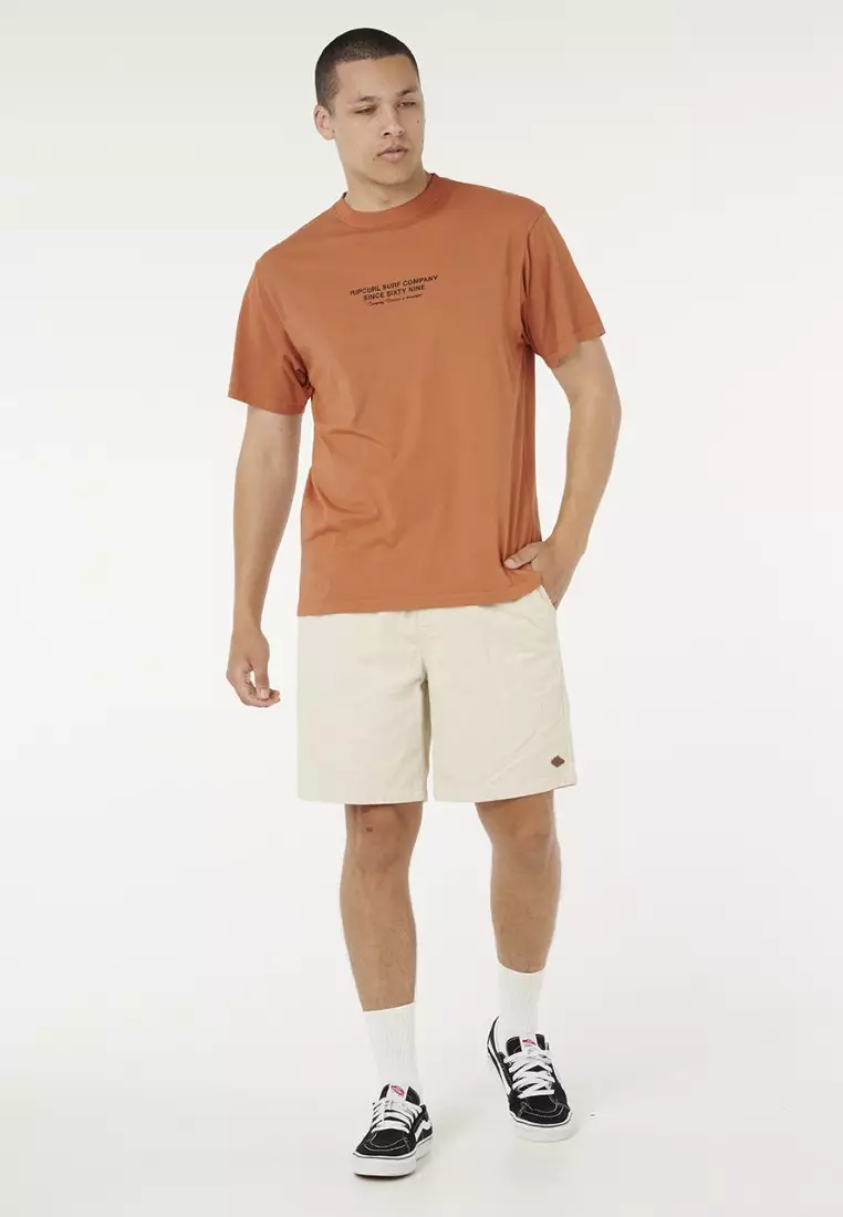 Rip Curl Men Mod Cali Medallion Tee 0WHMTE-RED ROCK 2025 | Buy Rip Curl ...