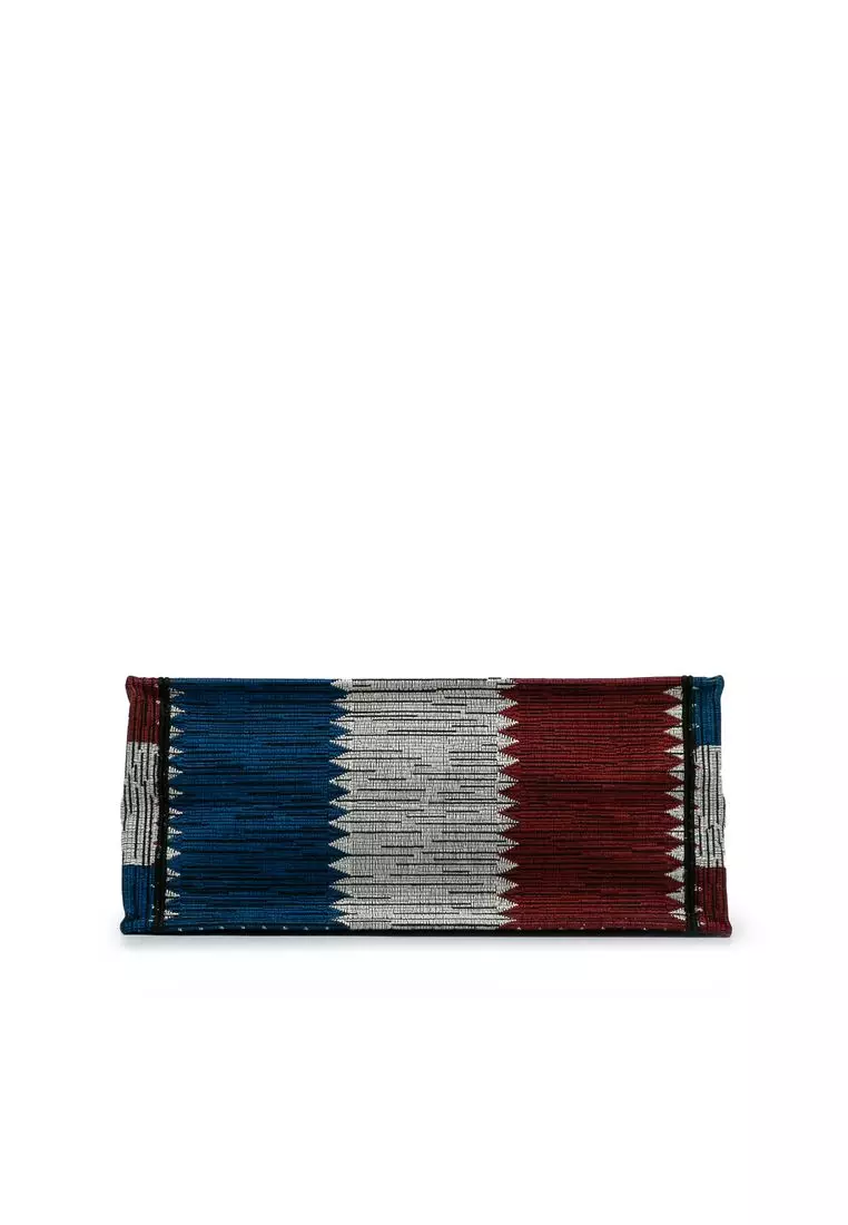 Buy Dior Pre-Loved Dior Large French Flag Book Tote 2025 Online ...