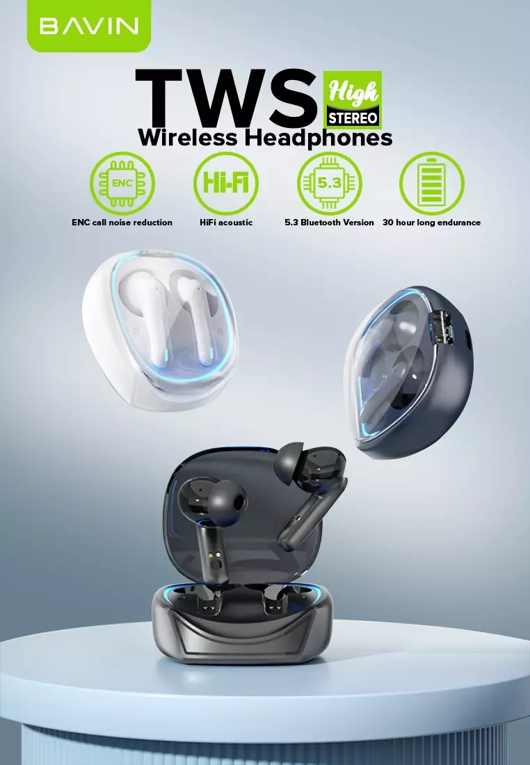 Buy BAVIN BAVIN BA29 TWS Wireless Earphone Bluetooth 5.3 Version ...