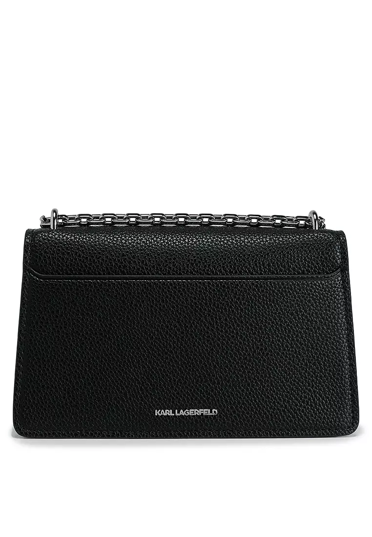 Buy KARL LAGERFELD Ikon Pebble Lock Shoulder Bag 2025 Online | ZALORA ...