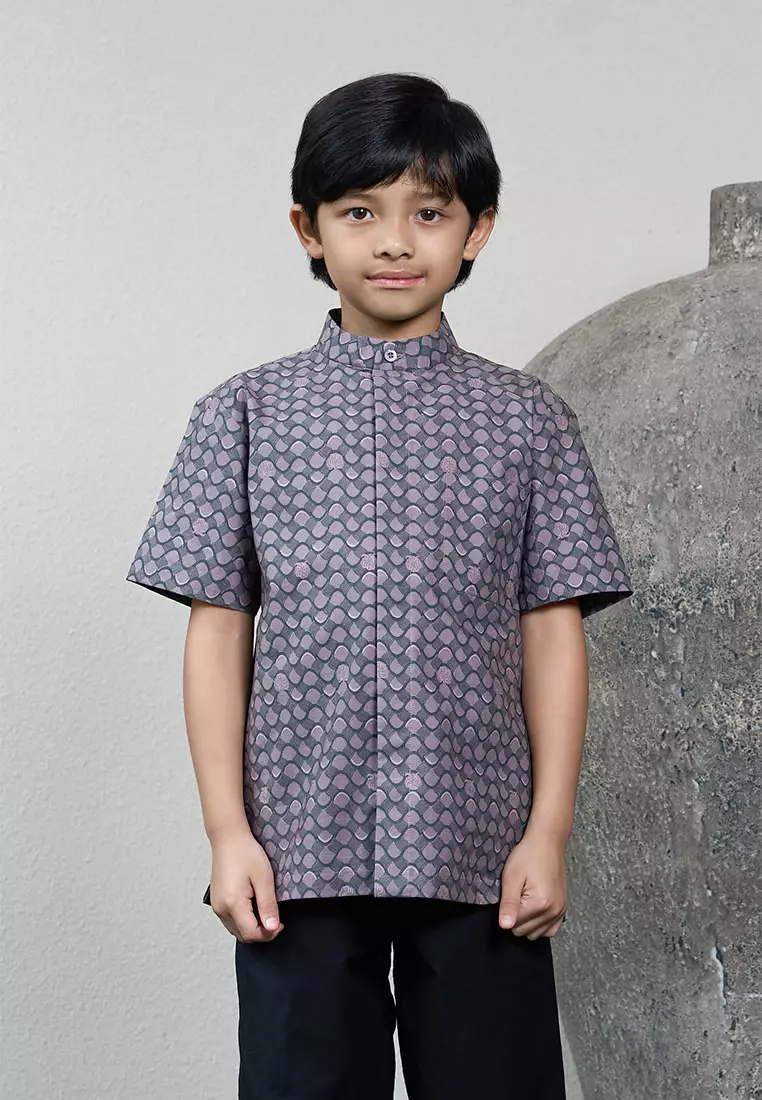 Jual KAMI Kami Biyan Short Sleeve Kids Koko Espresso Original 2025 ...