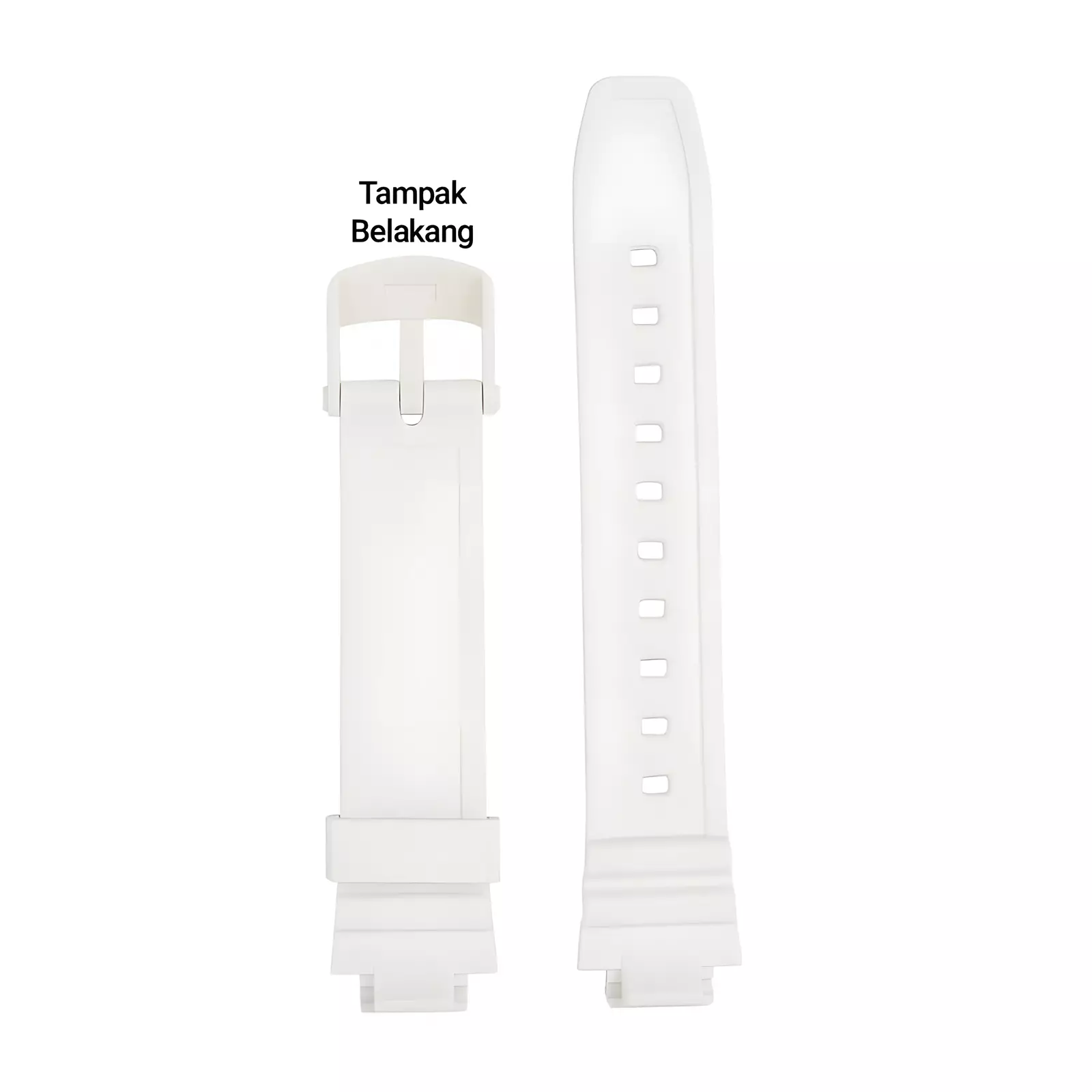 Jual Casio Strap Tali Band Jam Casio - White Resin - 18MM - LRW-250H ...