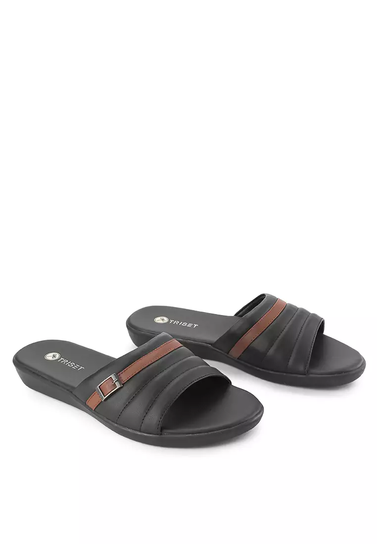 Jual Triset Shoes TF6019 Sandal Slip On Original 2024 | ZALORA Indonesia