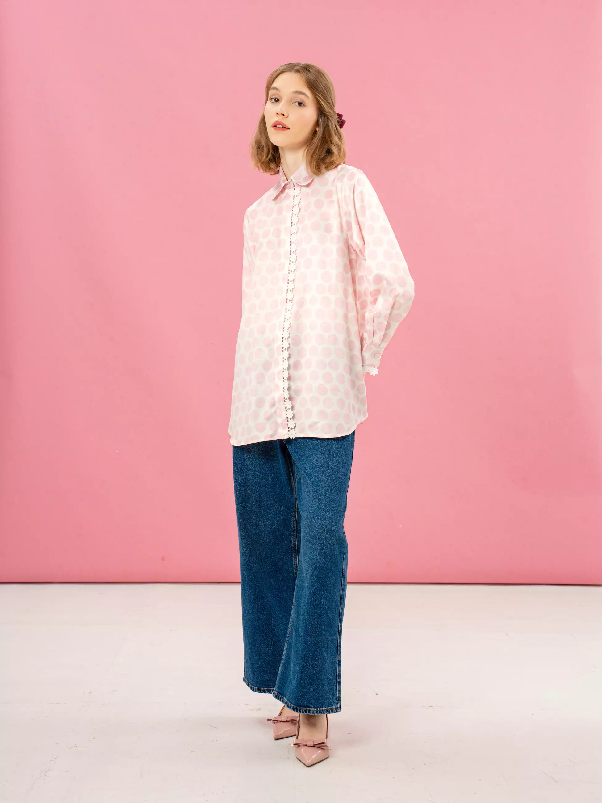 Jual Aleza Aleza - Friza Shirt Light Pink Original 2026 | ZALORA ...