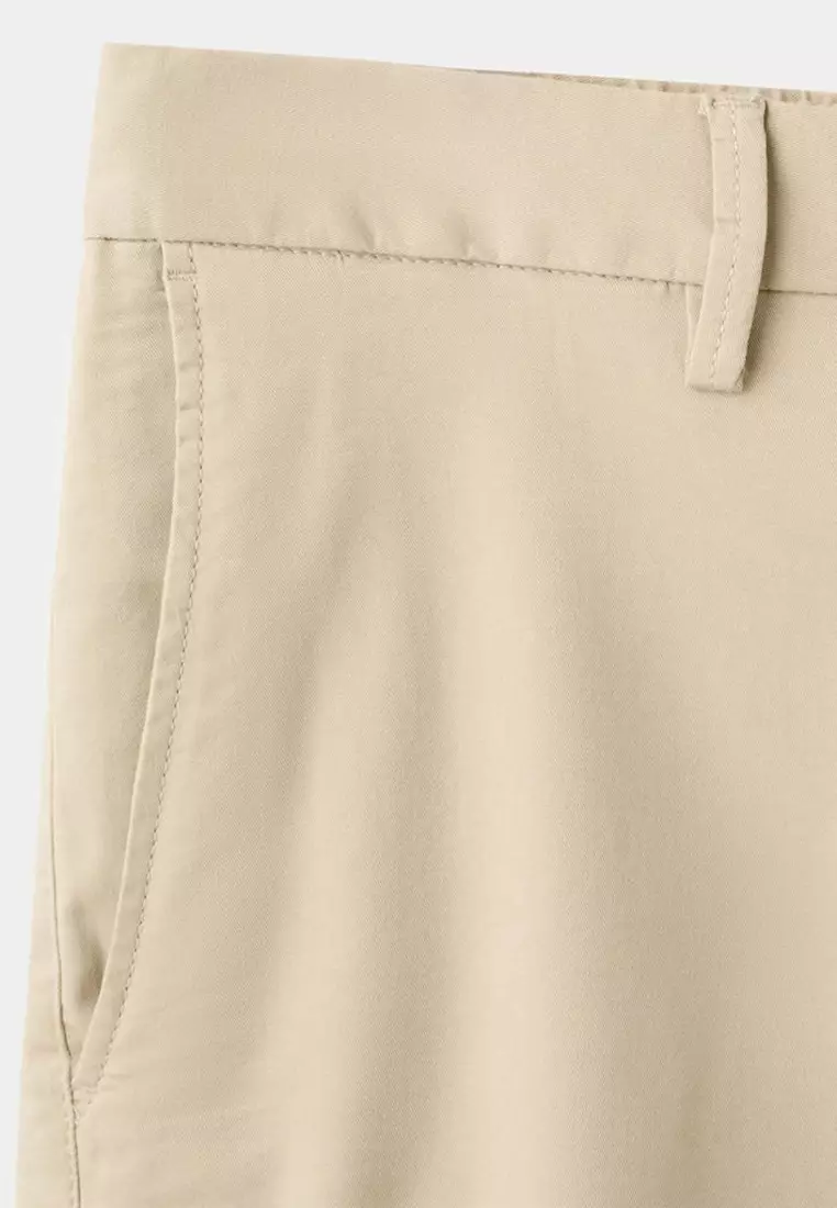 Buy MANGO Man Slim-Fit Chino Bermuda Shorts 2026 Online | ZALORA