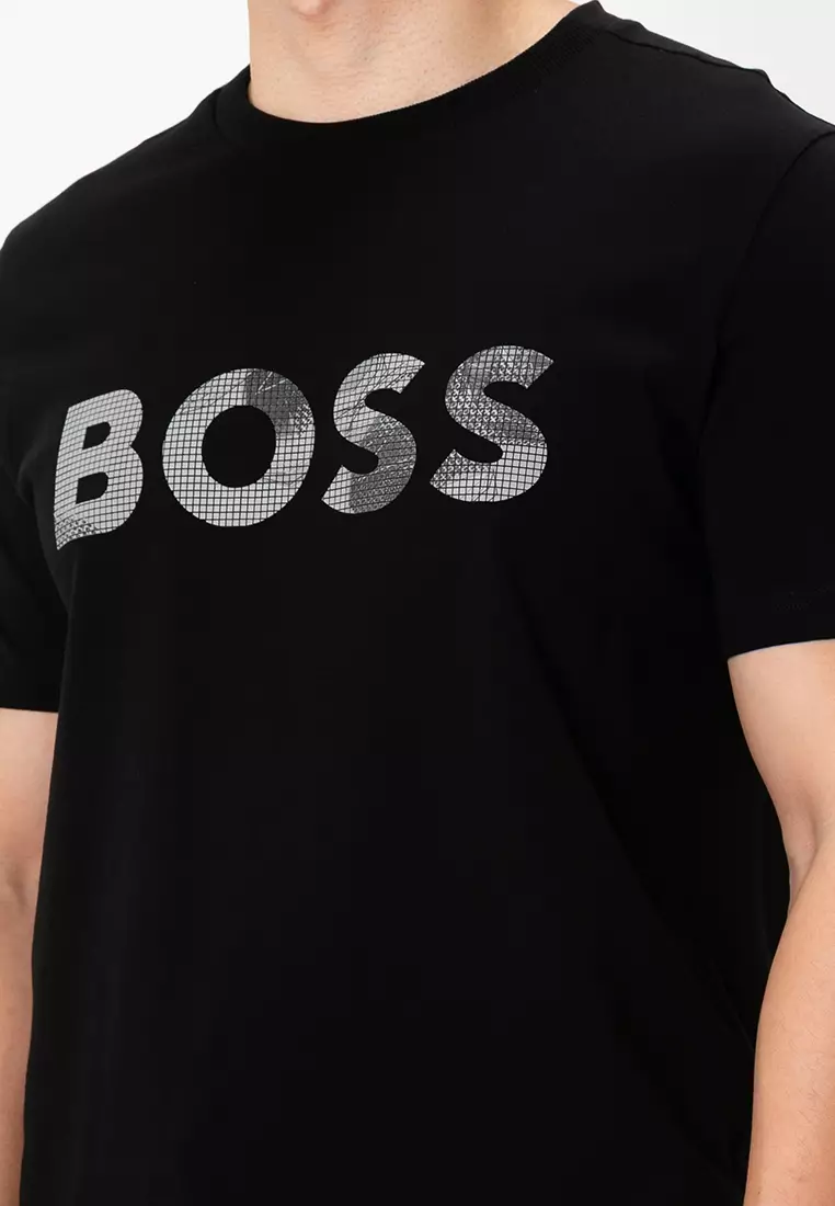 BOSS Logo Glamping Tee - BOSS Green 2025 | Buy BOSS Online | ZALORA ...