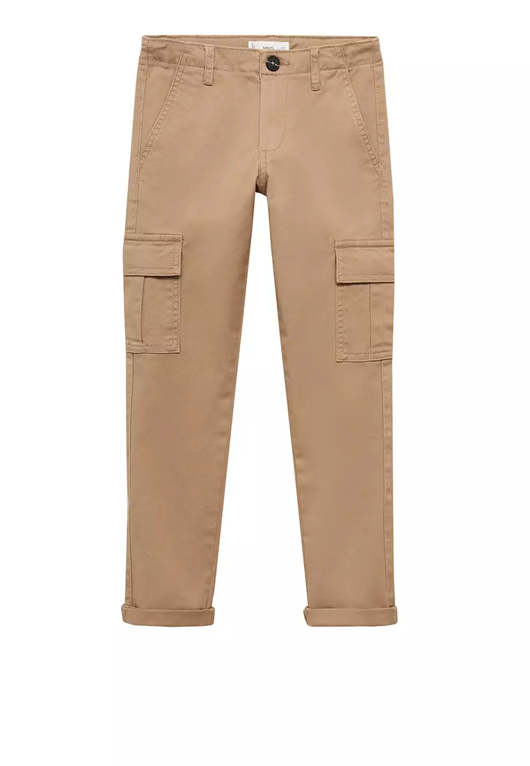 Jual MANGO KIDS Straight Fit Cargo Trousers Original 2024 | ZALORA ...