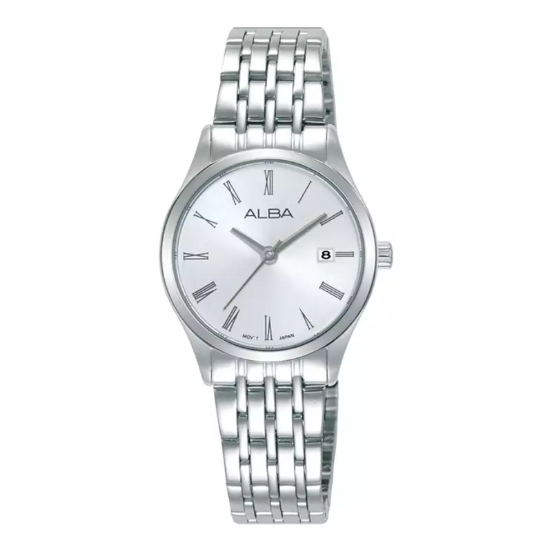 Jual Alba Jam Tangan Wanita Alba Fashion AH7EZ3X1 Ladies Analog Silver ...