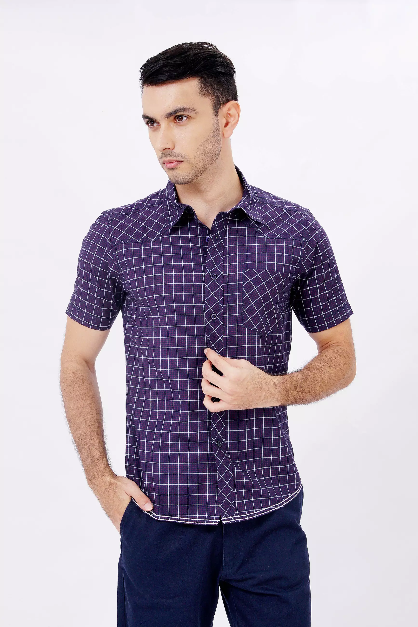 Jual NEXT GEN NEXT GEN Short Sleeve Check Shirt 0014 Original 2024 ...