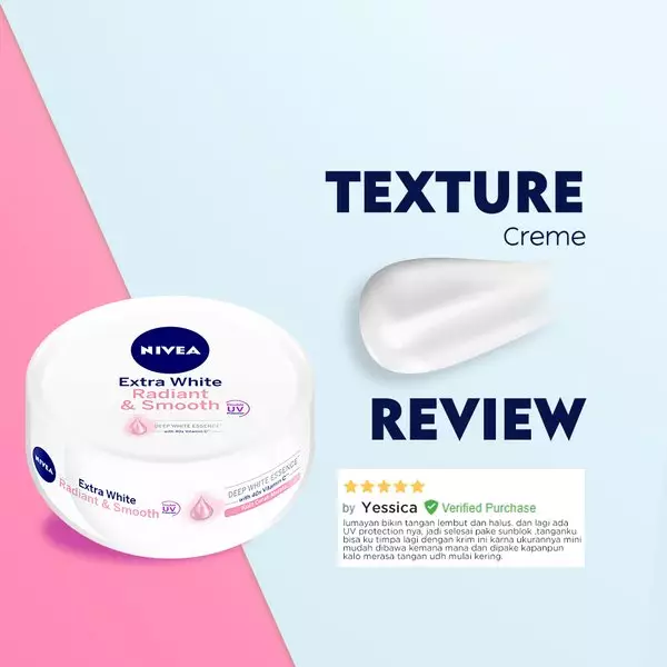 Jual Nivea NIVEA Extra White Radiant & Smooth Creme 100ml Original 2024 ...