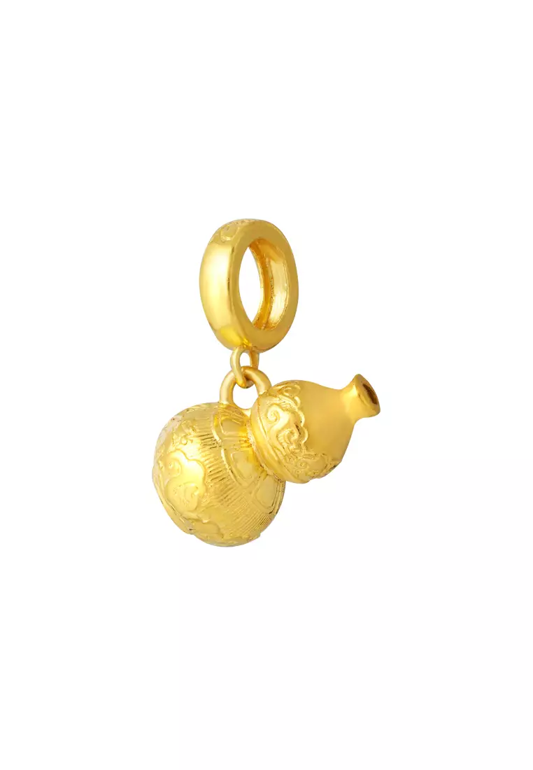 Buy TOMEI TOMEI Lucky Gourd Charm, Yellow Gold 916 2026 Online | ZALORA ...