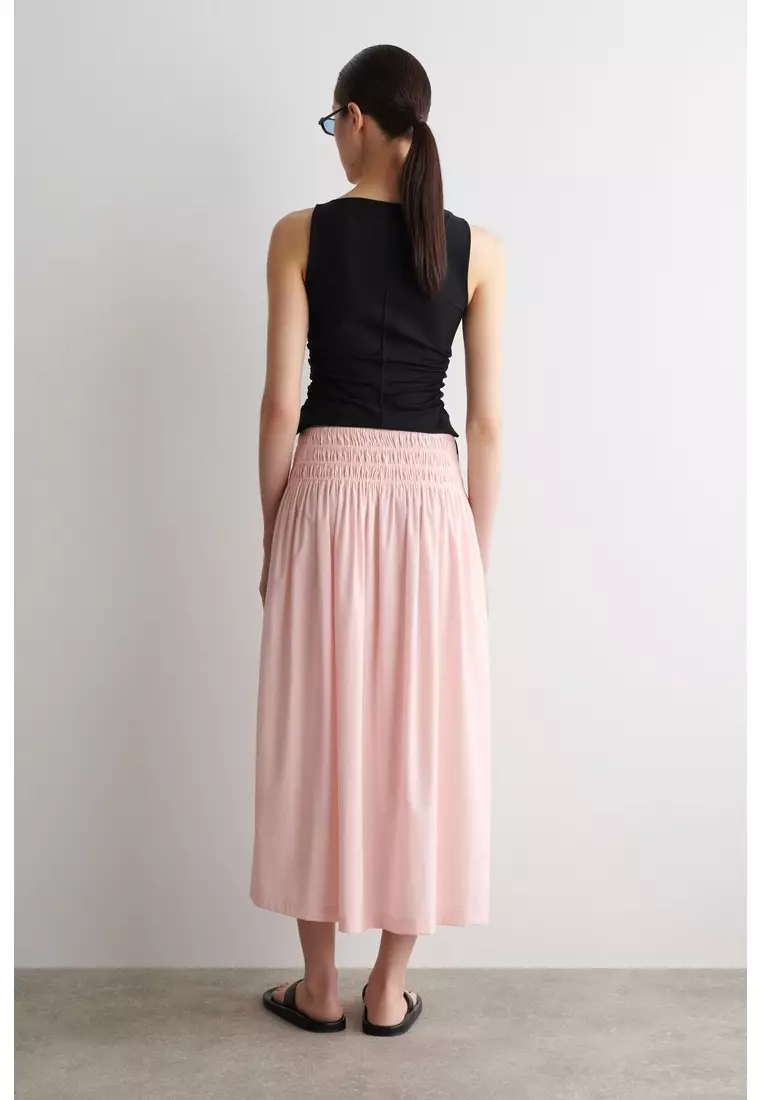 Buy COS RUCHED-WAIST MIDI SKIRT 2026 Online | ZALORA