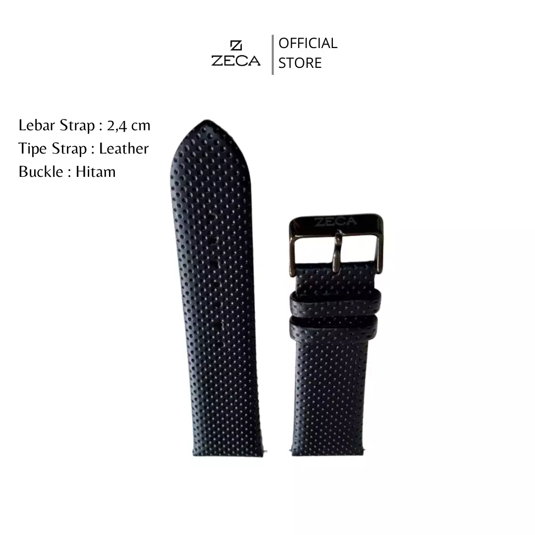 Jual ZECA Strap Jam Tangan (2,4cm) Genuine Leather Universal Kualitas ...