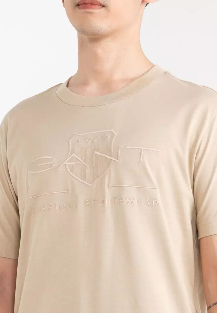 Buy Gant Tonal Archive Shield T-Shirt 2025 Online | ZALORA Philippines