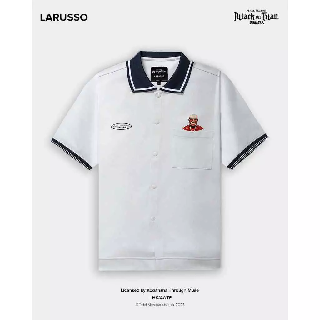 Jual Larusso Larusso | Attack on Titan Oversize T-Shirt Colossal Titan ...