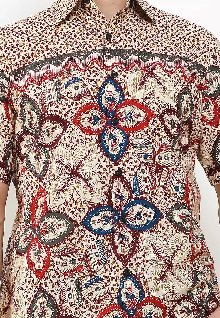 Jual ARJUNA WEDA Hem Slim Fit Batik Semanggi Warna Original 2026 ...