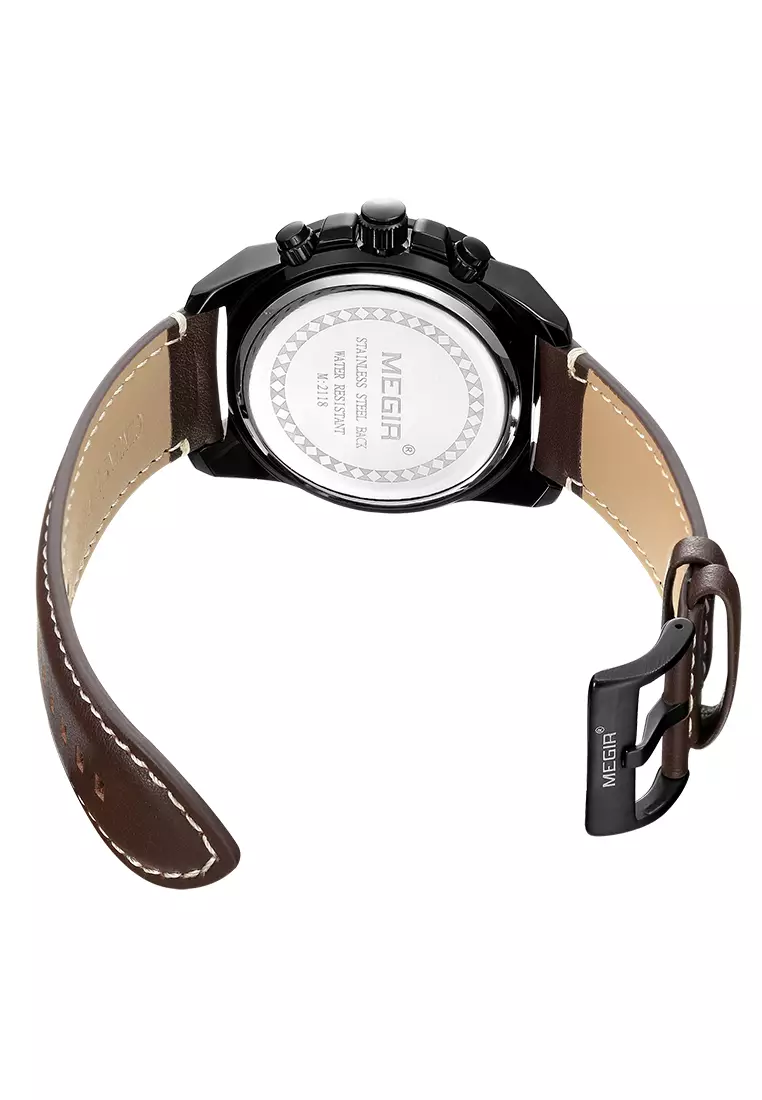 Buy Megir Japan Design Quartz Movement Megir Watch Online | ZALORA Malaysia