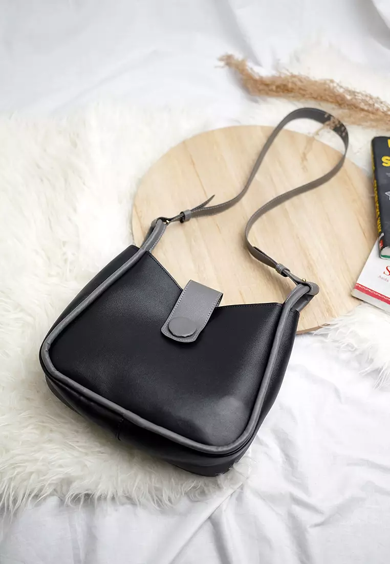 Jual Vedlyn Vedlyn Edrea tas selempang wanita terbaru 2022 warna kekinian - blackgrey Original ...