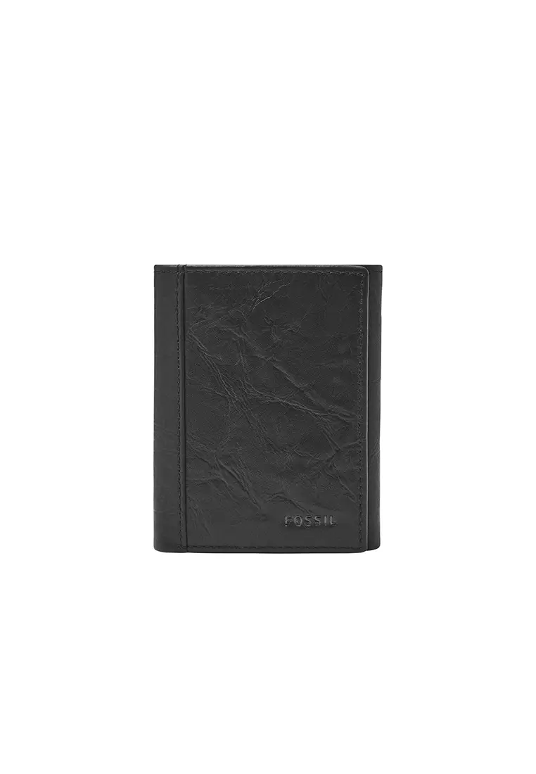 Buy Fossil Neel Trifold Leather Black ML3869001 2024 Online | ZALORA ...