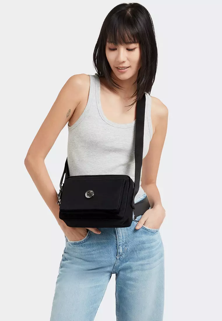 Kipling Kipling ABANU M Endless Black Crossbody Bag 2024 | Buy Kipling ...