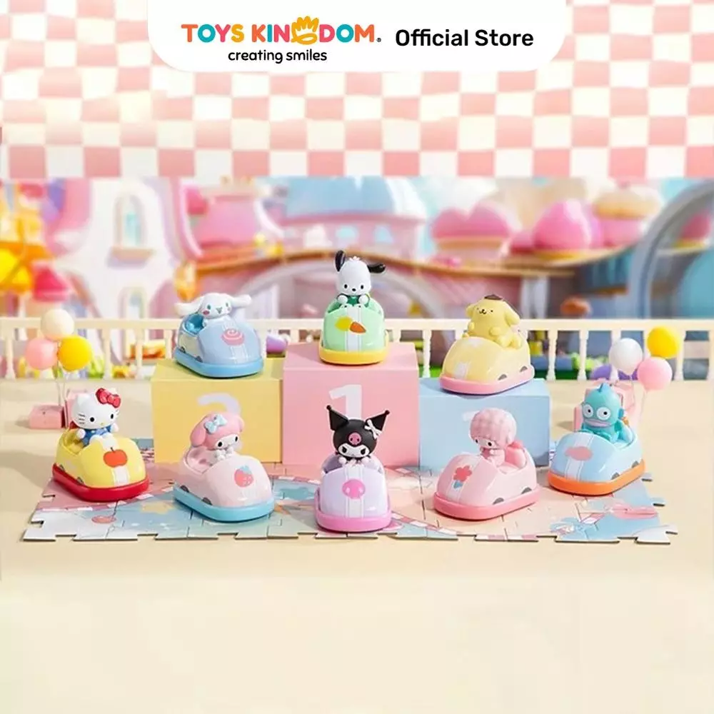 Jual TOYS KINGDOM MOETCH MINIFIGURE SANRIO MOVABLE BUMPER CAR RANDOM ...
