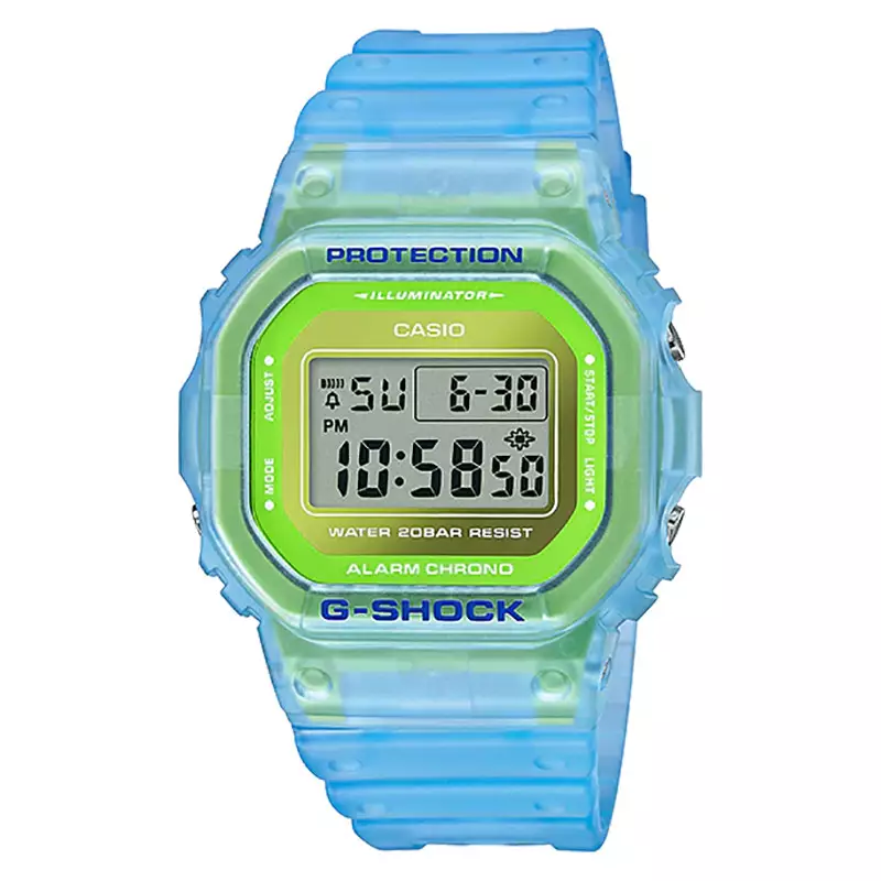 Jual Casio Jam Tangan Pria Casio G-Shock DW-5600LS-2DR Color Skeleton ...