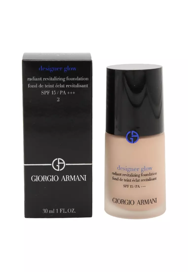 Buy Giorgio Armani Designer Glow Radiant Revitalizing Foundation 30ml ...