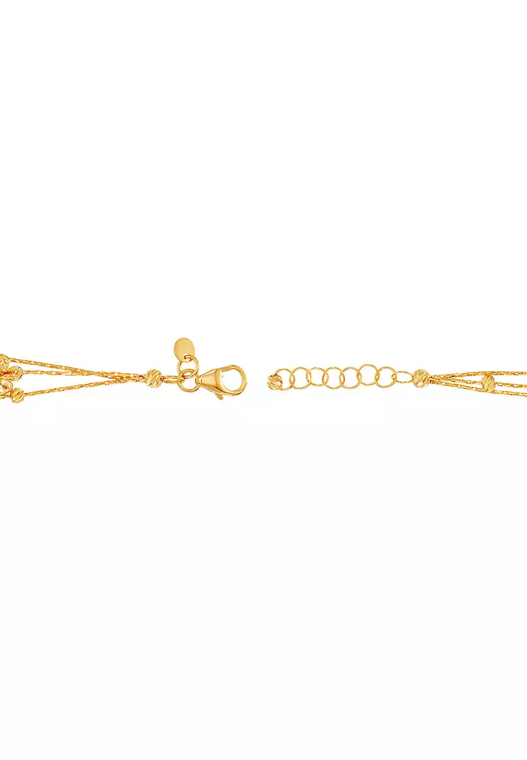 Buy HABIB HABIB Oro Italia 916 Clara Yellow Gold Bracelet GW44220923(FG ...