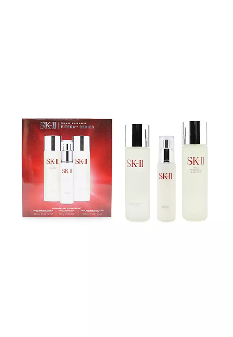 Buy SK-II SK-II - Pitera Deluxe Hydrating 3-Pieces Set: Facial Treatment Essence 230ml + Facial ...