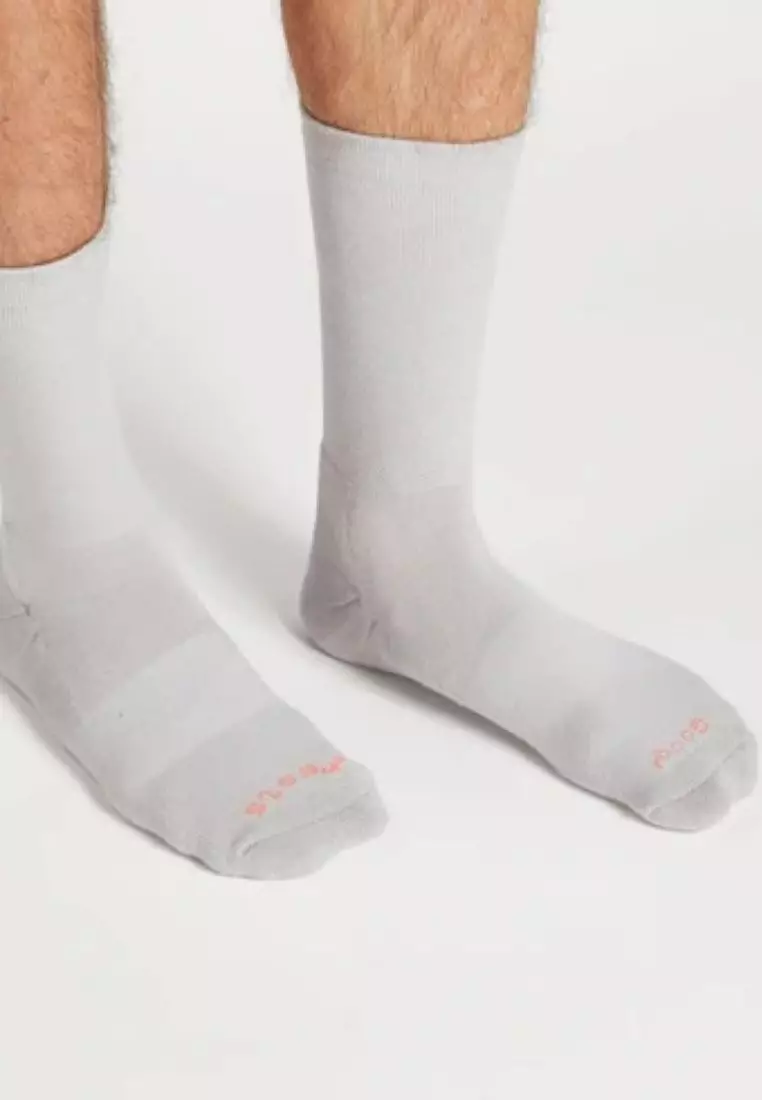 Buy Paire Paire Merino Wool-Blend Calf Sock (Fog) - M 2025 Online | ZALORA
