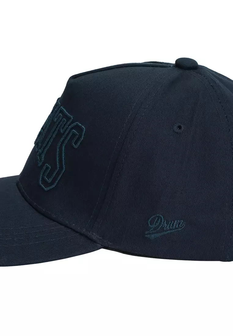 Buy DRUM Beats Embroidery Contrast Colour Cap- Navy Online | ZALORA ...