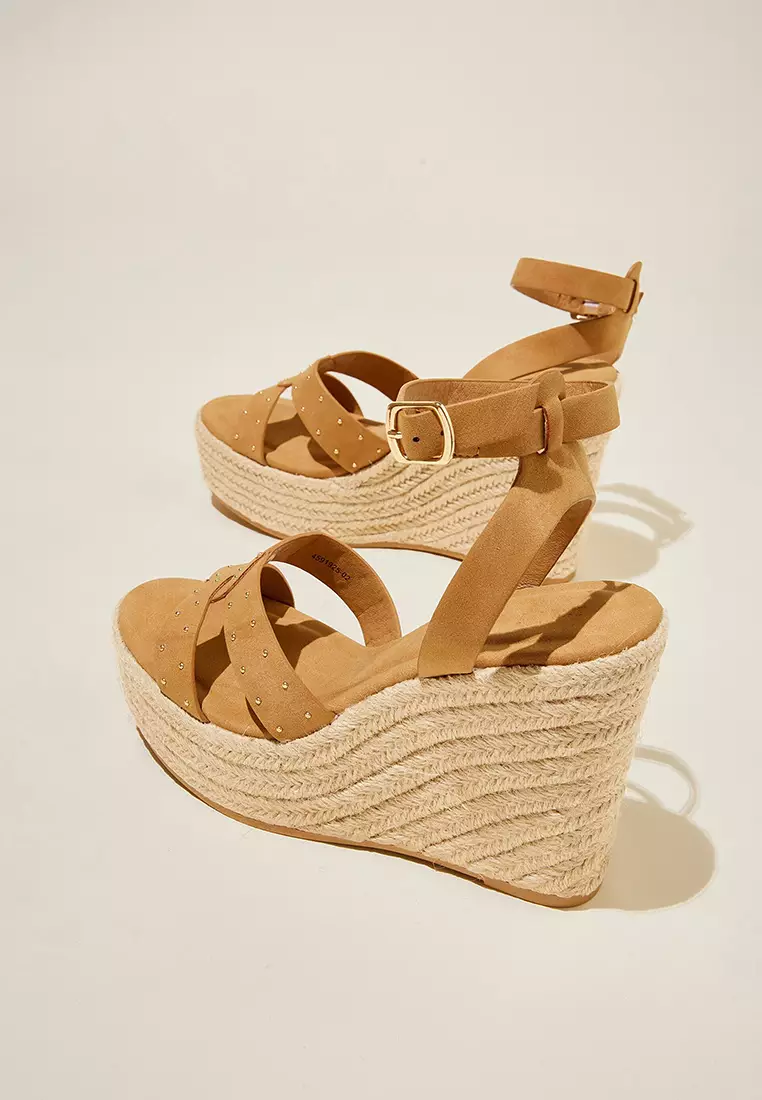 Buy Rubi Kiki Studded Espadrille Wedges 2025 Online | ZALORA Philippines