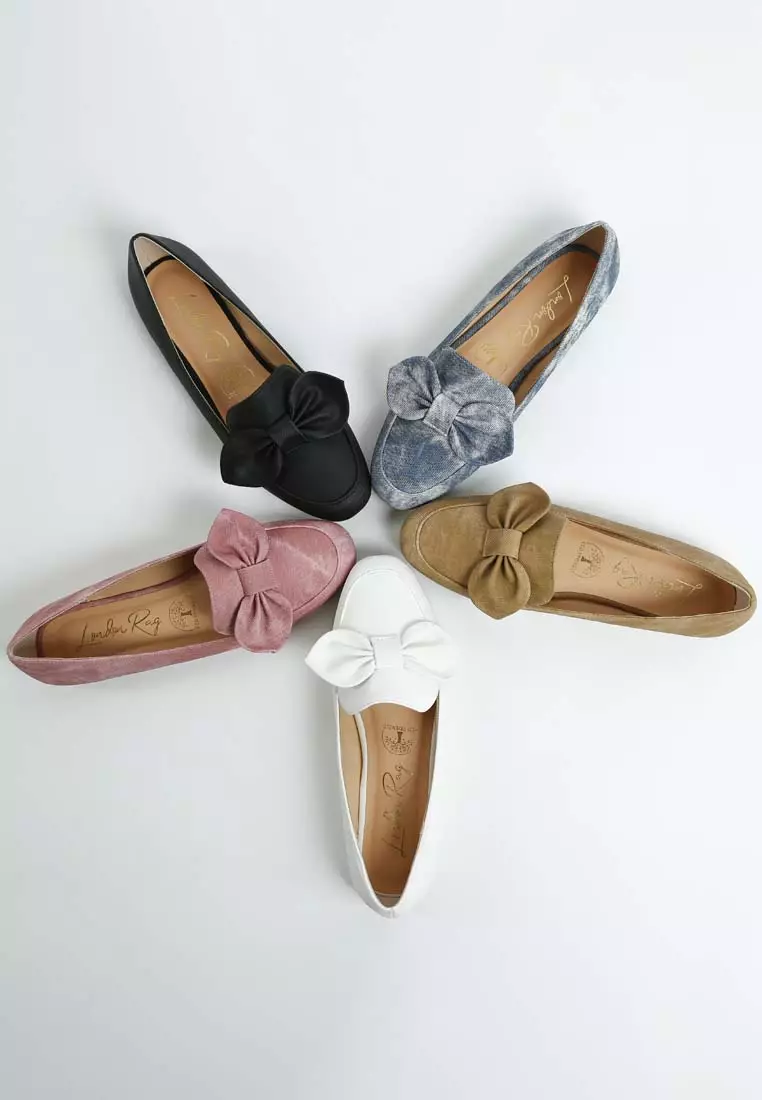 Buy London Rag Tan Bow-Embellished Loafers 2024 Online | ZALORA Philippines