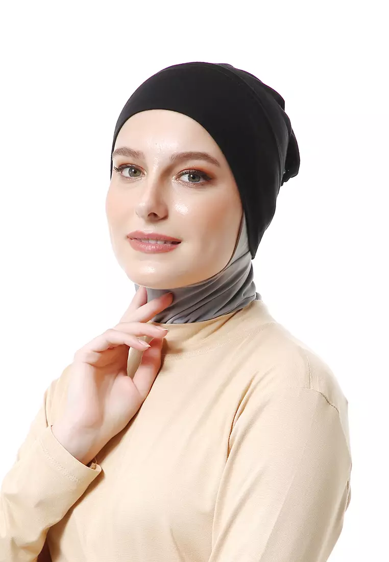 Jual Evernoon Inner Hijab Muslimah Wanita Motif Polos Relaxed Fit - Black Original 2025 | ZALORA ...