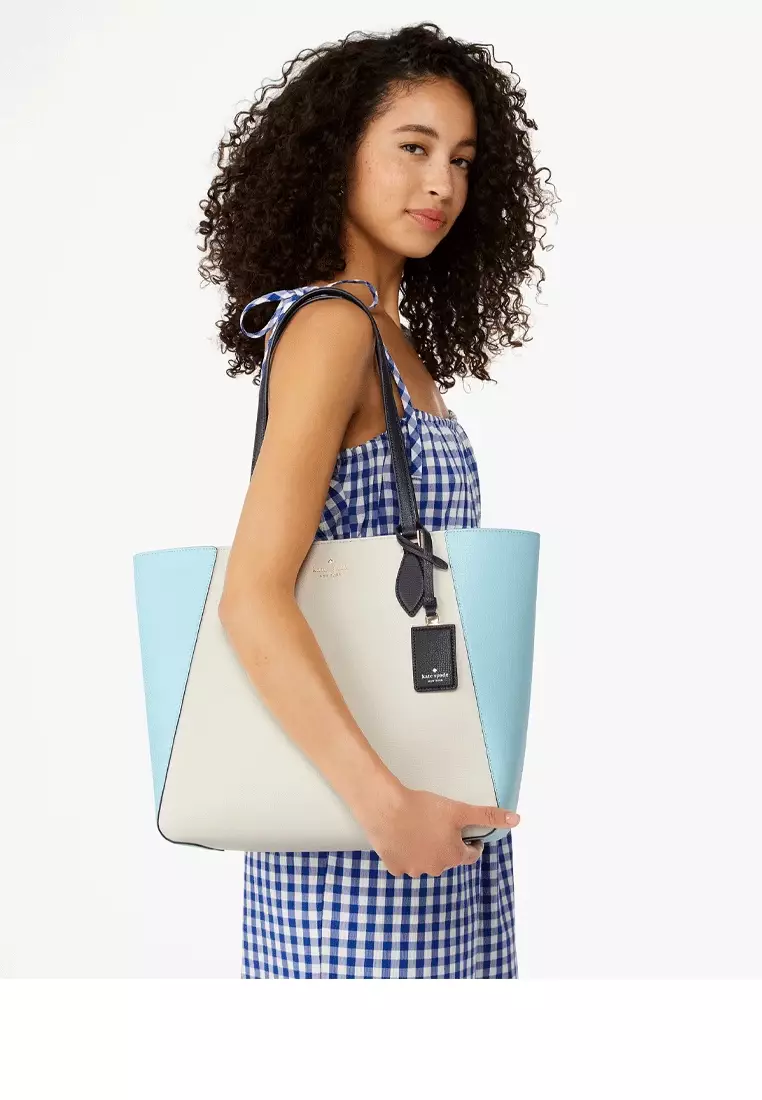 Buy Kate Spade Poppy Colorblock Tote Online | ZALORA Malaysia