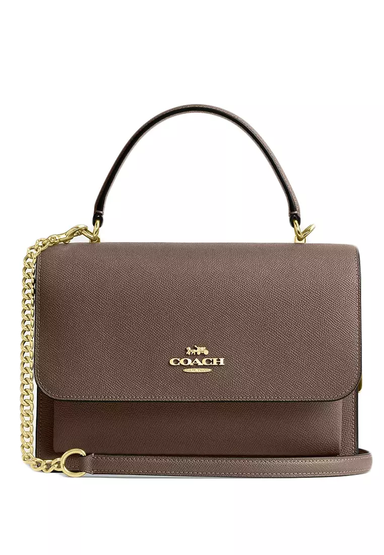 Buy Coach Coach Klare Top Handle Bag - Dark Stone Online | ZALORA Malaysia