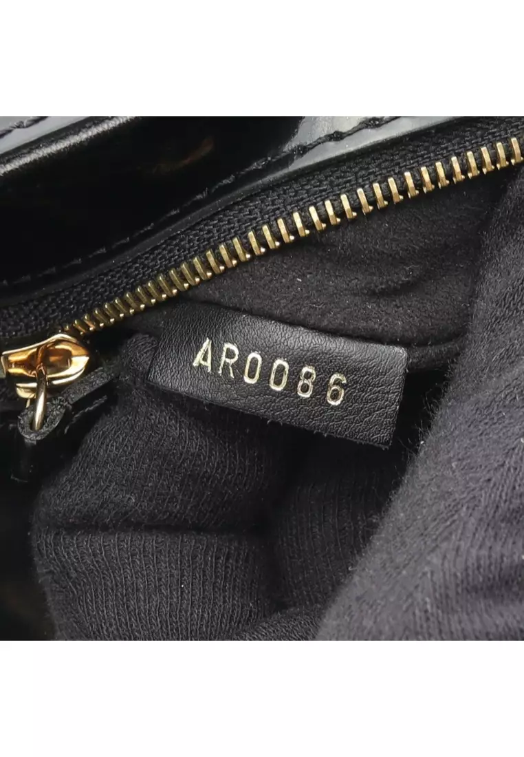 Buy Louis Vuitton Pre-Loved Louis Vuitton Polly monogram embossed one ...