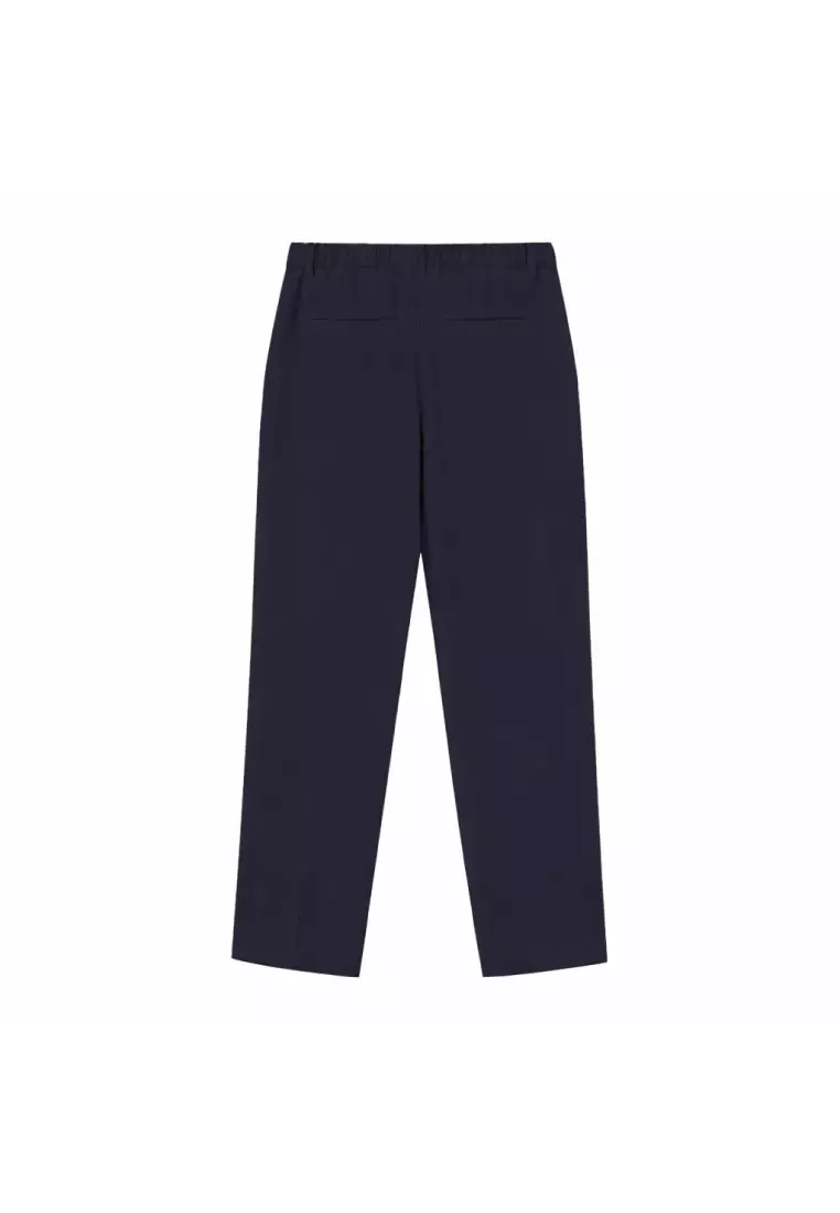Buy Giordano Women's Elastic Waist Regular Tapered Suit Pants 05415026 ...