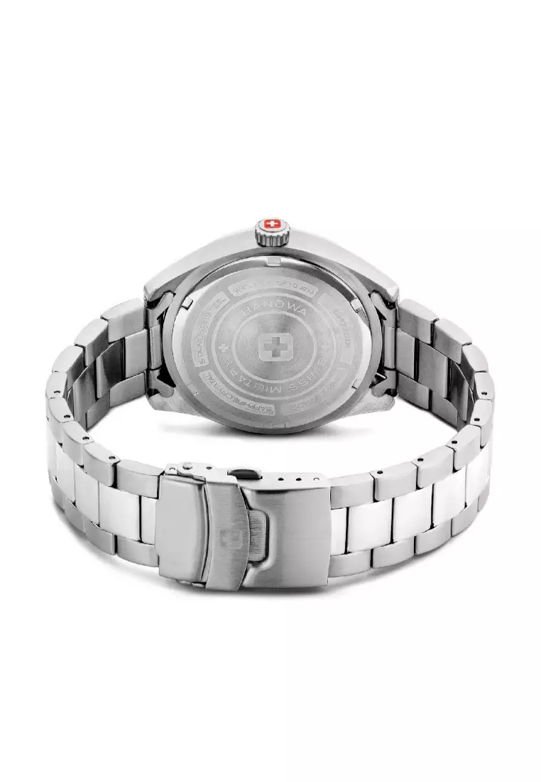 Buy Luminox Swiss Military Hanowa Roadrunner Green Dial Silver ...