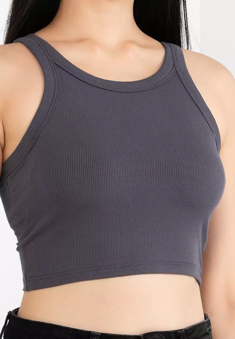 Jual X.O.X.O. Halter Padded Crop Top Original 2024 | ZALORA Indonesia