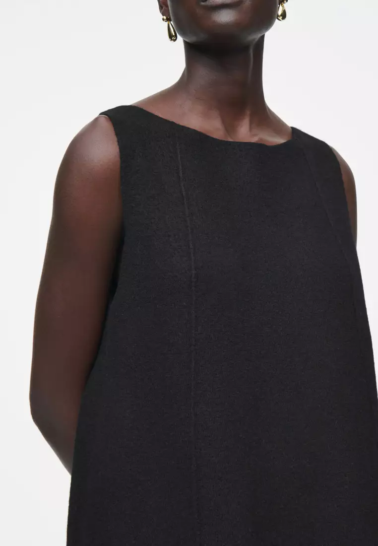 Buy COS Panelled Wool Shift Dress 2025 Online | ZALORA
