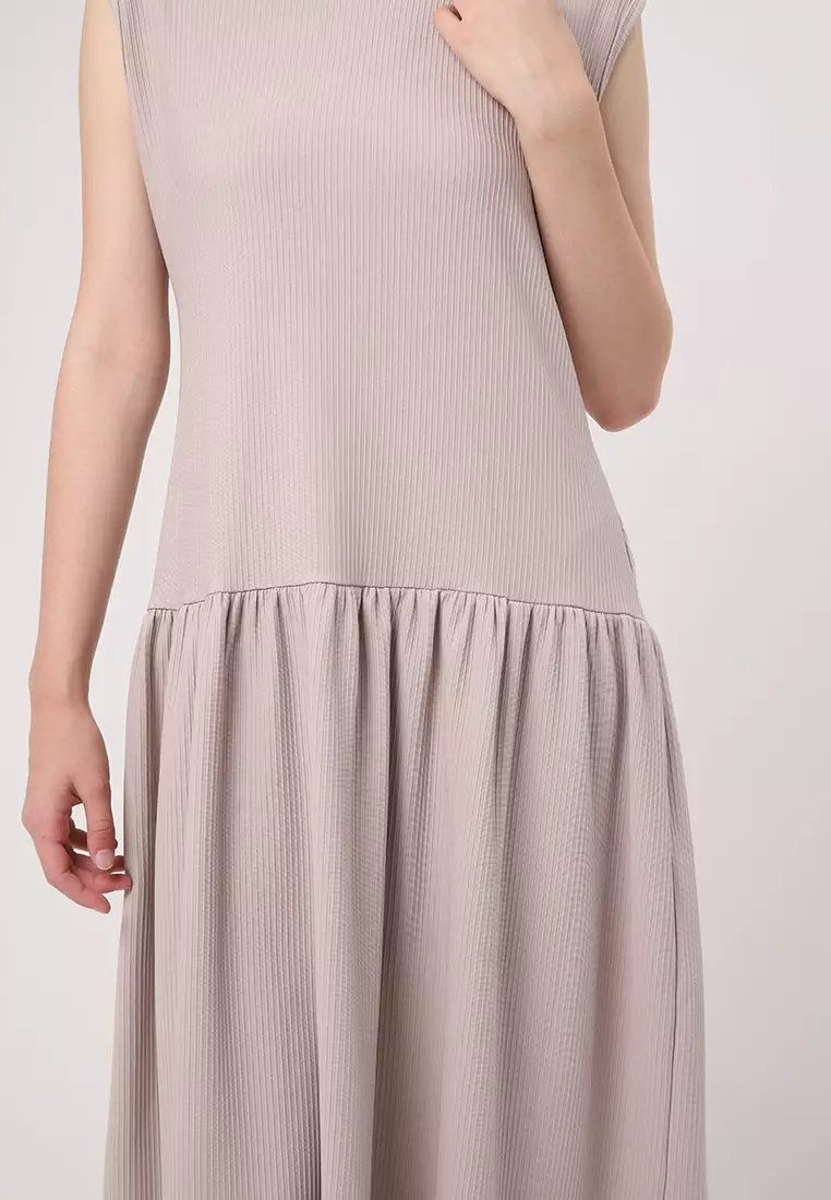 Jual Berrybenka Label Sofia Odelle Dress Grey Original 2024 | ZALORA ...
